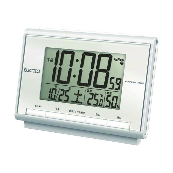 ※メーカー確認後の出荷となります！確認後欠品・廃番等の問題が発生しましたらご連絡いたします！ご了承願います　◆特長●1台で温度湿度もわかる電波時計です。●前面ボタンで簡単に操作できる目ざまし機能付です。◆用途◆仕様●幅(mm)：120●奥行...