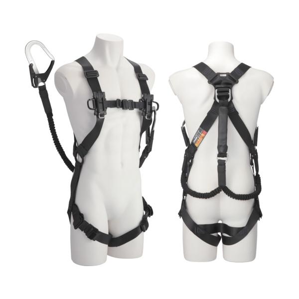 ※メーカー確認後の出荷となります！確認後欠品・廃番等の問題が発生しましたらご連絡いたします！ご了承願います　◆特長●動きやすい蛇腹タイプのランヤードとセフハーネス一体型セットです。●2カ所のセフで道具を着脱できる胸2箇所のセフホルダーを装備...