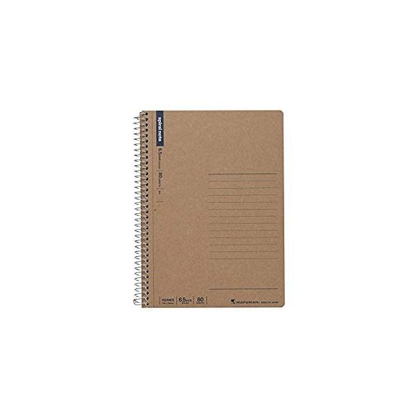※在庫品ではありません！メーカー確認後の出荷となります！確認後欠品・廃番等の問題が発生しましたらご連絡いたします！ご了承願います　◆B6 スパイラルノート 6.5mm 80枚 [23929] N238ES◎