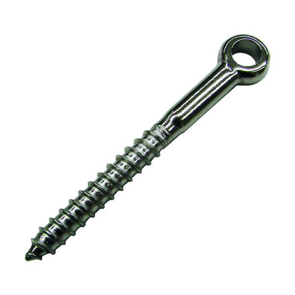 ※メーカー確認後の出荷となります！確認後欠品・廃番等の問題が発生しましたらご連絡いたします！ご了承願います　◆特長●スクリュー加工で、木材に直接ねじ込み可能です。◆用途●木製の壁面・床面・柱などに設置し、チェーン・ワイヤ・ロープの端末金具と...