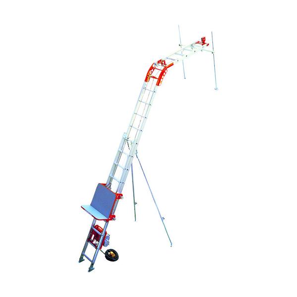 ※在庫品ではありません！メーカー確認後の出荷となります！確認後欠品・廃番等の問題が発生しましたらご連絡いたします！ご了承願います　【代引不可】【直送】【別途送料】【個人宅不可】◆屋根材荷揚げ機です。◆スライドレールタイプで３０ｃｍ間隔で高さ...