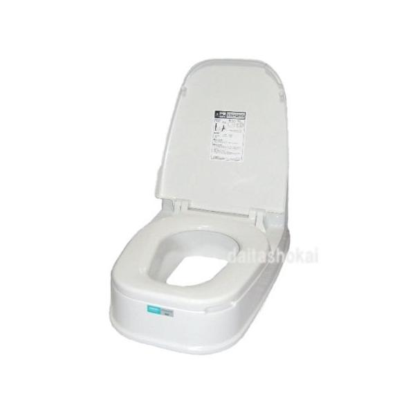 工事不要！置くだけで、和式→洋式トイレに早変わり水洗式、汲み取り式に使えます。いまお使いの和式トイレに置くだけで、洋式トイレに早変わりです♪飛び散りなどの汚れがとれやすい一体成形。お手入れがらくです。ヒンジ部分はプラスチック製。錆びることな...