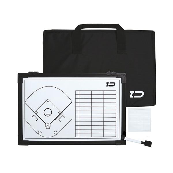 使いやすい野球用作戦ボード両面使用可能ネームプレート、マーカー付き