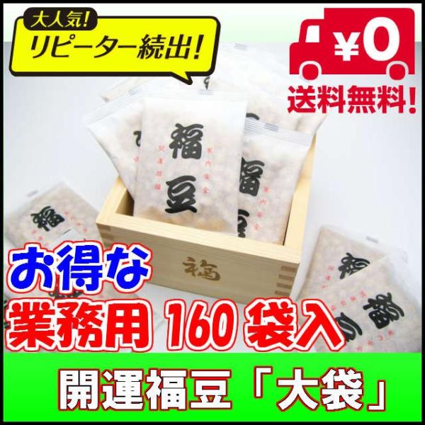 ※商品詳細※●原材料：国産大豆100％（遺伝子組み換えは一切行っておりません。)●賞味期限：製造月より4〜6カ月●内容量（１袋）：約20ｇ、約80〜90粒前後●個装サイズ：約8×11.5ｃｍ●１ケース入数：160袋入※写真の枡は付いておりま...
