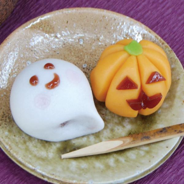 内容：ハロウィン上生菓子　おばけ3個、かぼちゃ3個―様々なギフトシーンにご利用頂けますー《季節の贈り物に》お年賀 ご挨拶 お正月 迎春 桃の節句 ひな祭り バレンタインデー ホワイトデー  端午の節句 子どもの日 母の日 父の日 敬老の日 ...