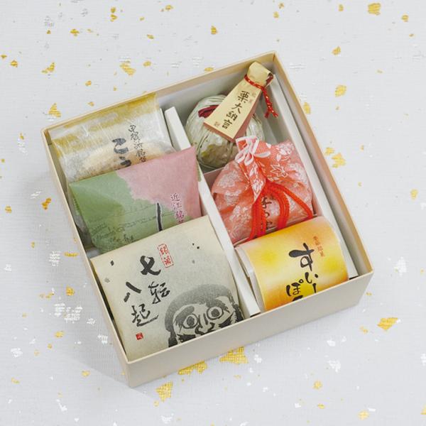 内容：こうしん1個/しるべ1個/七転八起1個/栗大納言1個/すいーとぽてと1個/珠の栗1個―様々なギフトシーンにご利用頂けますー《季節の贈り物に》お年賀 ご挨拶 お正月 迎春 桃の節句 ひな祭り バレンタインデー ホワイトデー  端午の節句...