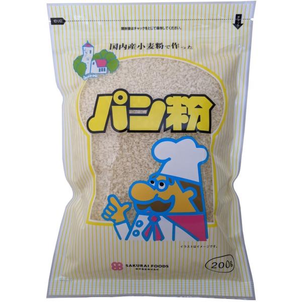 【原材料】 小麦粉〔小麦（国内産）〕、イースト、食塩☆カツ・フライなどの衣に、また、ハンバーグ・ミートボールの練りこみなどにお使いください。※調理の際、ヤケドには十分注意し、その場から離れないでください。※使い残したパン粉は袋に戻さないでく...