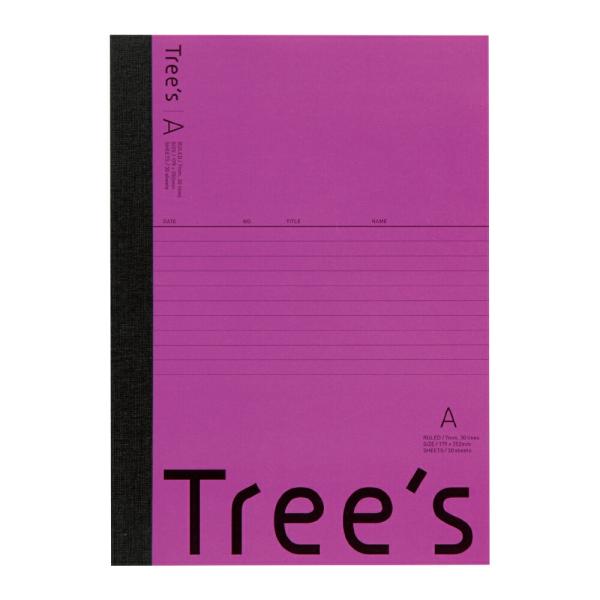 ●スタンダードノートシリーズ「Tree’s」。●規格:6号判（セミB5)●罫内容:普通罫30行　止罫●枚数 （枚）:30■材質：紙■消費期限：未設定