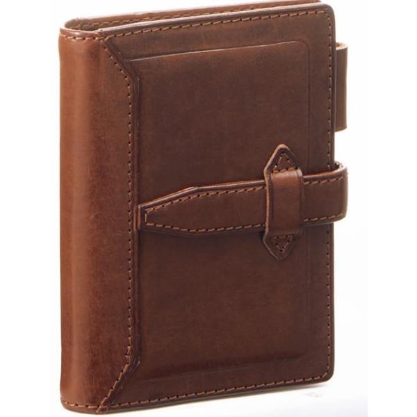 ●ロロマクラシック　磨くと宝石のような艶が出る手帳。mini5サイズ　リング11ｍｍ