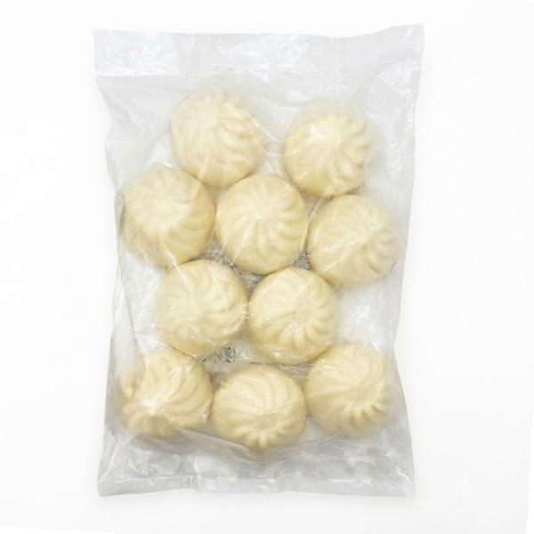 原材料：皮（小麦粉国内製造）、砂糖、イースト、具（豚肉、玉ねぎ、豚脂肪、麦みそ、香味油（純製ラード、エシャロット）、砂糖、〓油、植物油脂、ゼラチン、ごま油、食塩、鶏がらスープ、老酒、香辛料）/調味料（アミノ酸）、ＰＨ調整剤、アルコール、膨張...