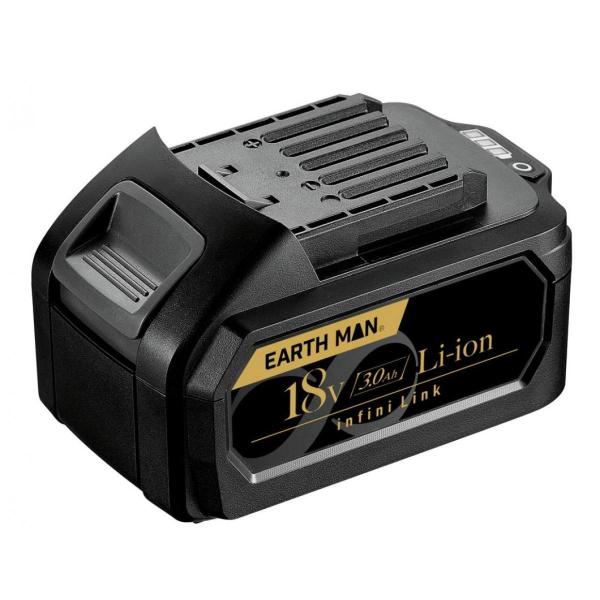 高儀 Takagi EARTH MAN infini-Link 18V専用 バッテリーパック USB出力付き 3.0Ah BP-180LiGA スマートフォン充電可能 USB機器電源