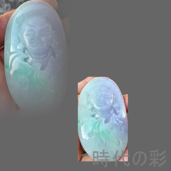【時代の彩】『古玉老翡翠 春帯彩童子彫刻把玩件』中国古美術 古代ミャンマー翡翠 玉器 手工精彫 裝身具 裝飾品 骨董品 老玉古董 翡翠雕刻 吉祥童子 置物 開運 古美術 骨董珍品 R25112001 ご覧頂きましてありがとうございます。商品...