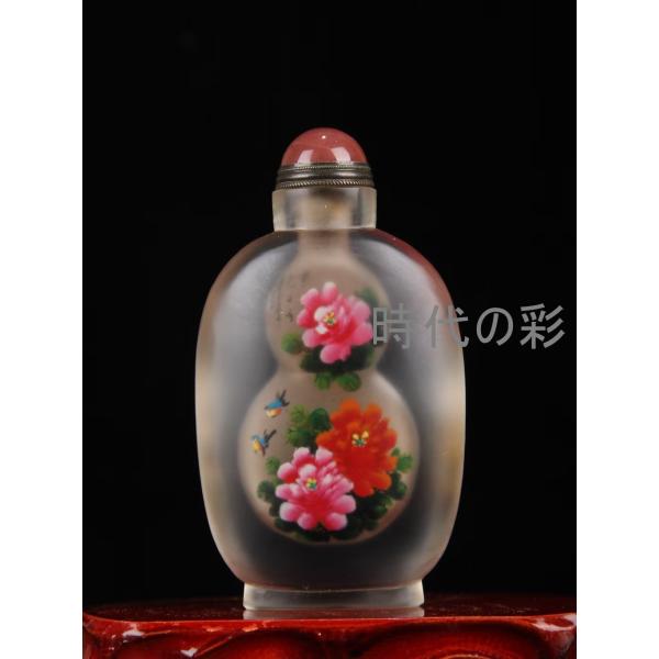 【手工内画琉璃鼻煙壺】中国古美術 内画鼻煙壺 琉璃細工 文房具 唐物 古玩 工芸品 R08082005ご覧頂きましてありがとうございます。商品のサイズは（約）：高ささ129×幅73×厚さ36mm重さ：362g※実寸は素人採寸のため多少の誤差...