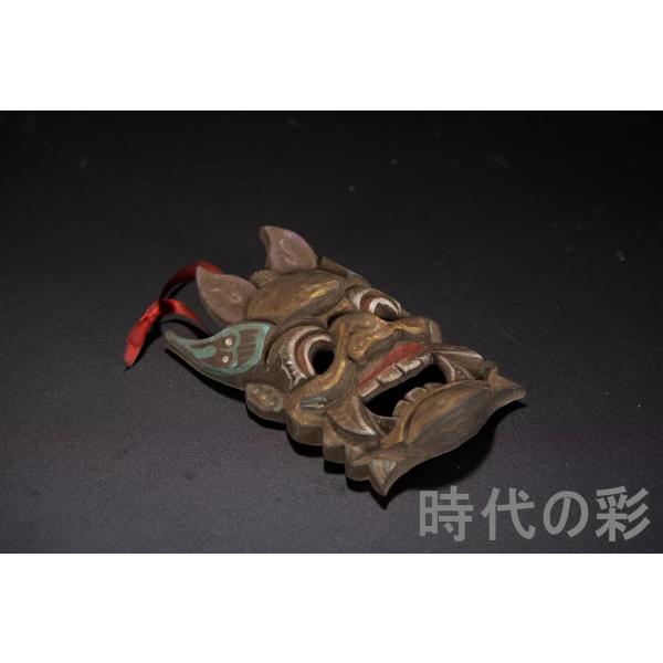 中国古民芸 小型木彫彩色面具 木製仮面 民族仮面 面具 民俗美術 民族美術 木彫工芸 彫刻 壁掛け 壁飾り インテリア コレクション R08090415ご覧頂きましてありがとうございます。商品のサイズは（約）：高さ12×幅8×厚さ4cm重さ...