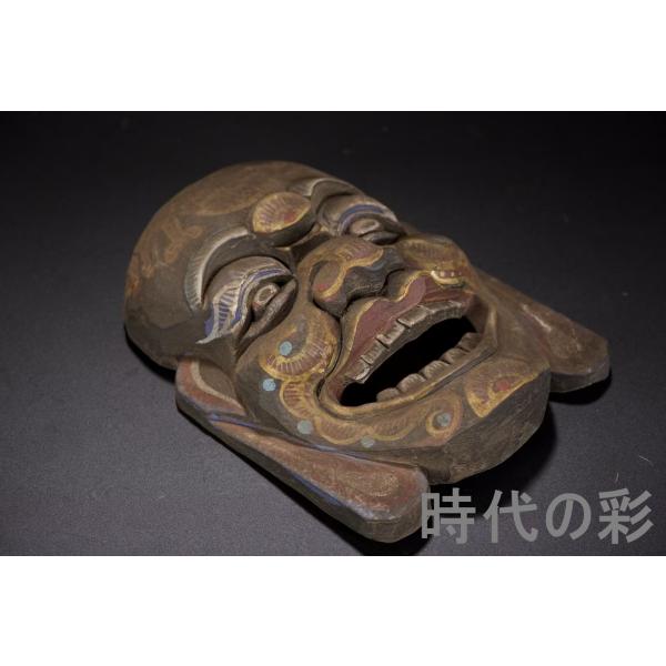 中国古民芸 木彫彩色面具 動物面 木製仮面 民族仮面 面具 民俗美術 民族美術 木彫工芸 彫刻 壁掛け 壁飾り コレクション R08090416ご覧頂きましてありがとうございます。商品のサイズは（約）：高さ20.5×幅15×厚さ8cm重さ:...
