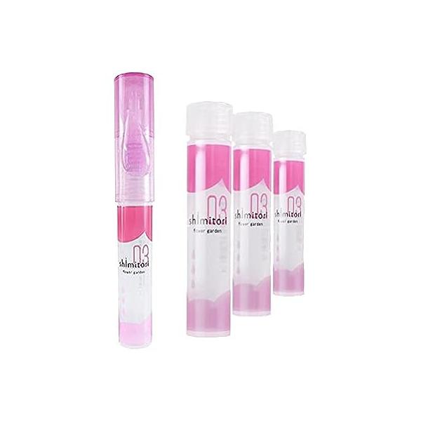 携帯できる応急処置用のシミとりペンshimitori 03 フラワーガーデン(お花畑の香り)。かわいいだけじゃない。外出先での「しまった・・・」に心強いパートナー。水性・油性のどちらのシミにも対応しています。外出先での応急処置として手軽に使...