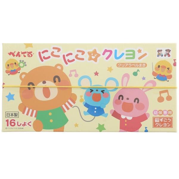 幼稚園、保育園での造形活動や様々な造形遊びに役立つクレヨンです。従来品よりカス出を約60%削減し、机が汚れにくくなりました。小さな手にも持ちやすく折れにくい極太軸。クリアラベル(透明フィルム)巻きで、美しく丈夫になっています。切れ目が入って...