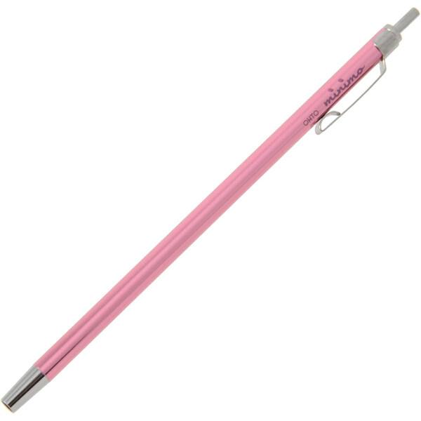 ポイント消化に最適とってもコンパクトなのに替芯式ノックタイプでは世界でも最小級のボールペン。お財布や名刺入れに仕込んでおけていざという時の使用時に便利です。ソフトインク低粘度油性インク　ボール径0.5mm軸:アルミニウム口金・ノック:真鍮ク...