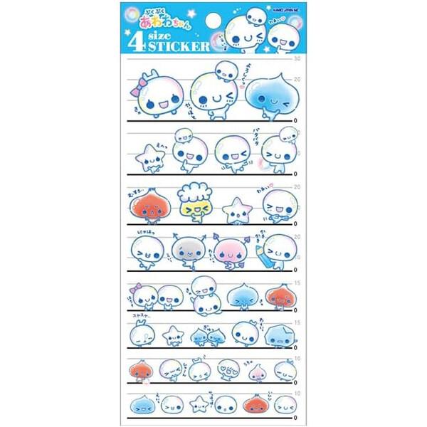 懐かしくて新しい「平成キャラ」キャラデザイン♪約3〜1cmまでのサイズ違いが使いやすい「4 size STICKER」です。クリアタイプのシールなので、下地を活かせます。手帳やノートなど、かわいくデコっちゃおう!【サイズ】約H180×W90...