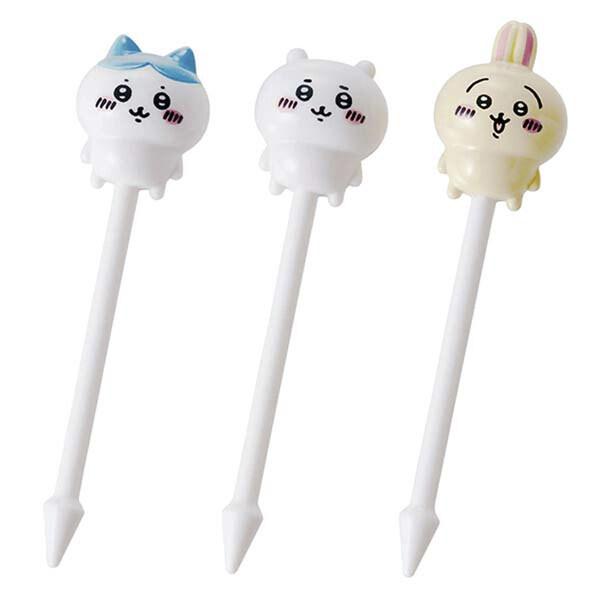ポイント消化に最適「ちいかわ」とかわいくランチ♪お弁当やパーティの彩りに活躍する「ピック」です。ちいかわ、ハチワレ、うさぎ、全3柄(各2本)セット。キャラ弁が苦手…時間がない…そんな方も、ピックを刺すだけなので、簡単です。【サイズ】・ちいか...