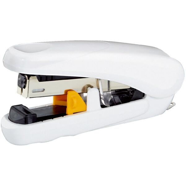 ポイント消化に最適奥行きナビで、美しく効率的にとじる!書類がかさばらないフラットとじ・とじ位置自在!奥行きナビ付き。( とじ奥行3〜20mm、7段階で調整が可能)・針が100本(2個)装填できます。最初の1本がムダにならない、ムダなし針装填...