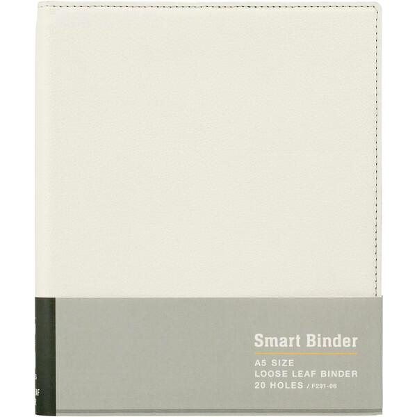 ノートも、メモも、書類も、一冊に全部まとめてスマートに管理できるバインダー。・スッキリとした印象を与えるレザー調の表紙素材・しっかり綴じられる、メタルバインダー・携帯しやすく紙面も広いA5サイズ・必要なものを一冊でまとめられる、充実のセット...