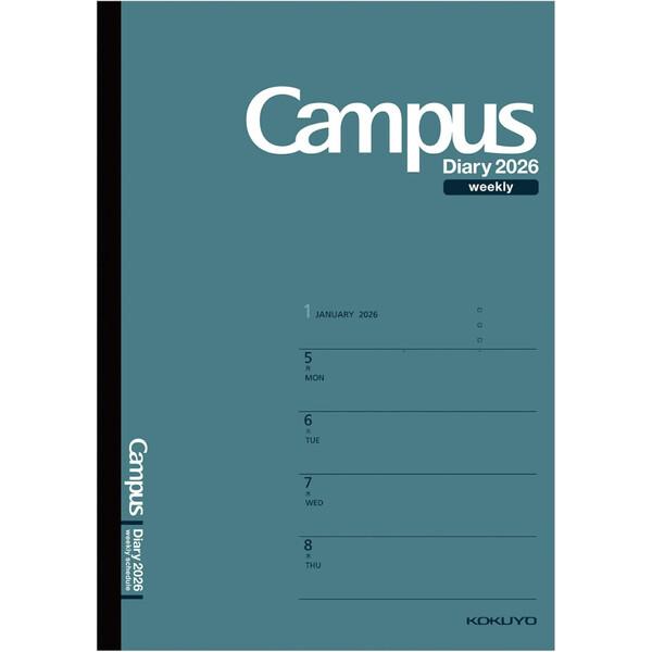 ポイント消化に最適■■安心の書き心地 Campus Diary ホリゾンタルレフトタイプ■■・毎日のスケジュールが自由に書き込める見開き1週間+メモ。・見開きの右側ページはノートページになっているのでしっかりとメモがとれる。【期間】 週間:...