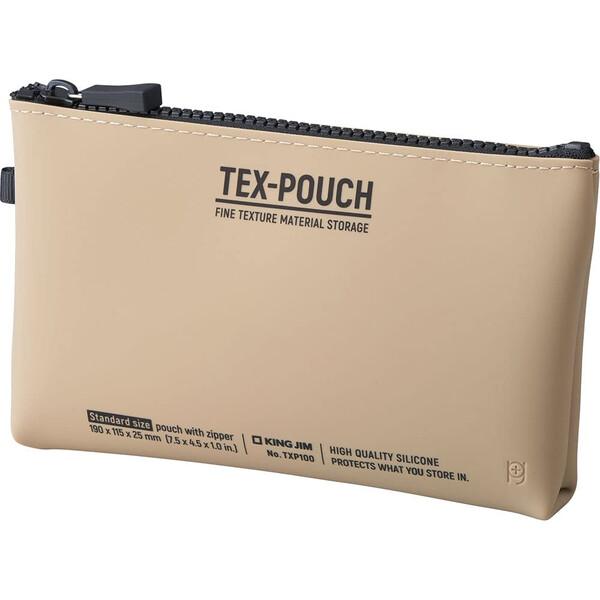 持ち出したくなる、シリコン素材のマルチポーチ「TEX-POUCH (テクスポーチ)」シリーズ。バラバラとした小物をまとめやすい「スタンダードサイズ」です。高品質のシリコン素材を使用した、サラサラとした手触りの上質な質感。水や汚れを弾きやすい...