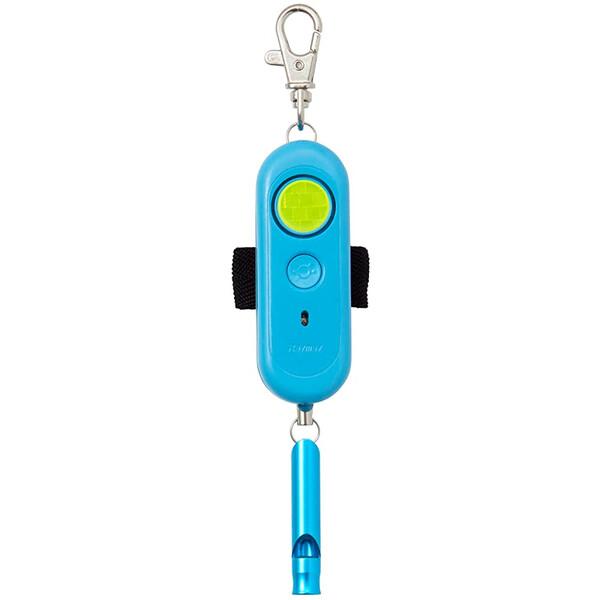 緊急時の防犯に!大音量で鳴るホイッスル付「乾電池式 防犯ブザー」です。最後まで抜けきらないスイッチピンなので、ピンの紛失を防止できます。連続20分間の鳴動ができない電池残量になると、本体内蔵のLEDライトが点滅し、交換時期をお知らせ。ブザー...