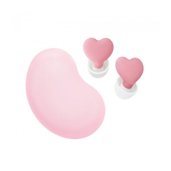 かわいいハートモチーフ♪ちょうどいい音空間を作れる「集中耳栓」です。無音と雑音の間、適度なノイズがちょうどいい。人が敏感に感じる高音域の遮音に効果的な設計。カフェや図書館など、周囲の雑音が気になるときや、勉強の集中スイッチを入れたいときにピ...