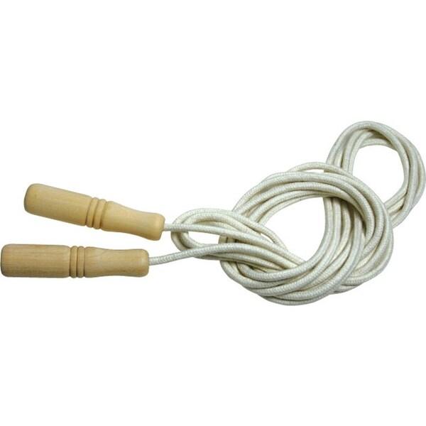 保育園、幼稚園、小学校のなわとびに最適!!全長約5mのロングなわとび 全長: 約5m(柄:φ22×96mm)※商品製造仕様上、持ち手の木柄や縄の色に汚れのようなものが見受けられますが、品質には問題ございませんので予めご了承ください。※縄汚れ...