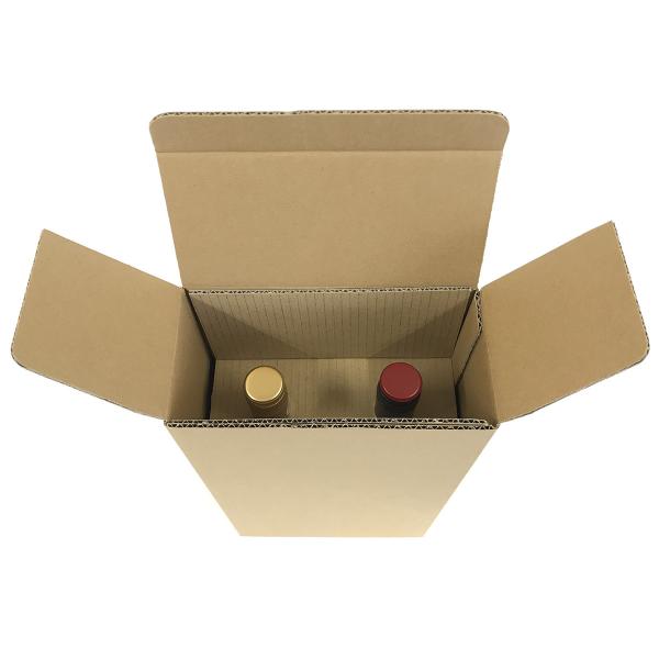 ・輸送中の瓶の保護にオススメです。・ボトルネックを固定して保護できるため、配送だけでなく室内の保管にも便利です。・箱は組み立て式なので、組み立てにガムテープ不要！・パーティーの持ち寄りや、帰省時のお土産、父の日や記念日のプレゼントにお酒を贈...