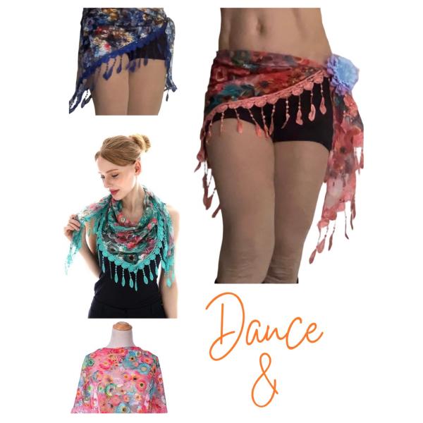 サイズ　55* 160 см素材構成ポリエステル当店での撮影に使用したおしゃれなアクセサリーベリーダンスウェア#ダンスコスチューム#オリエンタルダンス#ダンスウェア#ベリーダンス#レッスンウェア#ダンストレーニング#ステイジウェア#ダンス#...