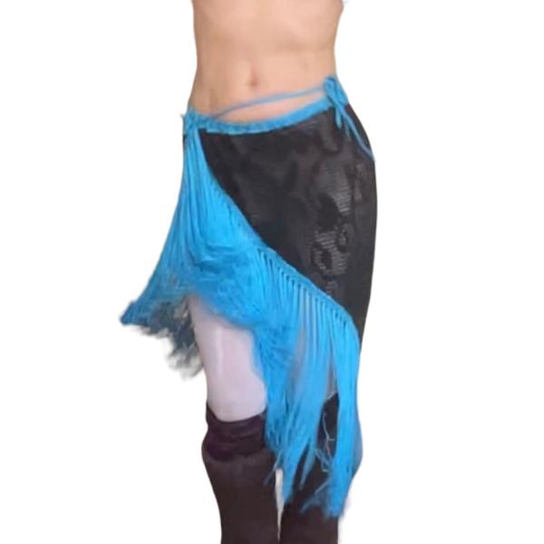 ヒップスカーフ ロングフリンジ ラテンダンス 社交ダンス ベリーダンス タンゴ フラメンコ ジプシーダンス ダンス小物 ダンスシーン、リハーサル、ベリーダンスレッスン。あなたのカジュアルな服にファッションアクセサリー。アーバンジプシースタイ...