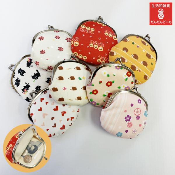 ＠home手ぬぐいで人気のキャラクー達が帆布の3.3寸がま口財布になりました。丈夫で使い込むほどになじんでいく帆布。今回はあえて薄めの11号の帆布で作り、使いやすさを重視しました。手のひらに乗るちょうど良いサイズ。とても入れやすく使い勝手も...