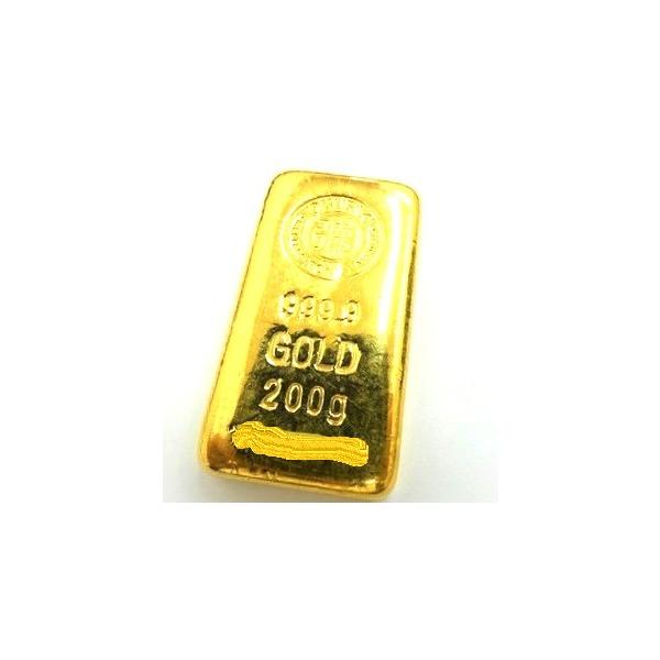 【商品番号】00-082630-100【商品名】純金　インゴット　200g　新品未使用品　K24　国際ブランド　徳力本店　999.9　INGOT　24金　ギフト対応無料　使用貴金属　：純金　K24　99.99％　重量　：200g　寸法　：5...