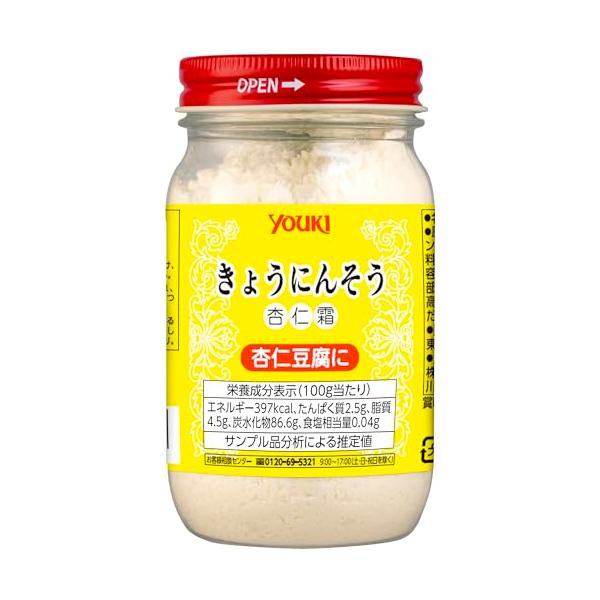 内容量:150g杏仁豆腐の香り付けに。約３３人分の杏仁豆腐に原産国:台湾原材料：砂糖、ぶどう糖、コーンスターチ、甜杏仁、全粉乳／香料、（一部に乳成分を含む）★★商品保証について★★万が一商品に初期不良がみられる場合には商品ご到着後、５日以内...