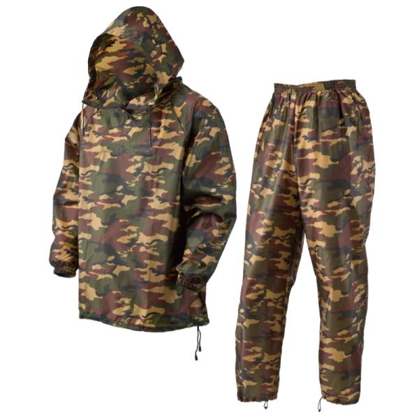 寒さや汚れから体をしっかりガード男らしいカモフラ柄の上下セットタフな自衛隊仕様のヤッケとパンツのセットです。撥水加工で汗や泥などの汚れが付きにくく、防風性も高いので防寒にも役立ちます。しかも軽くて、手軽。山歩きなどにも重宝します。■仕様◆サ...