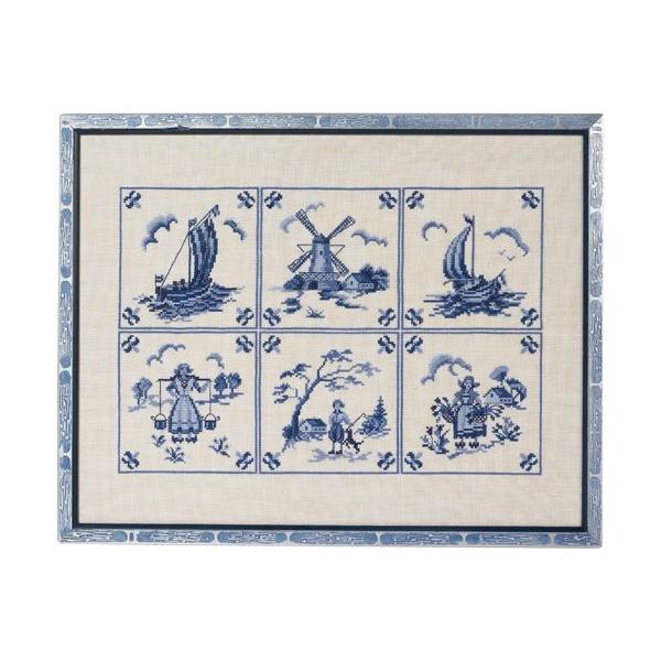 ■生地：リネン26カウント(10th/cm)■サイズ：約50*39■デンマーク製