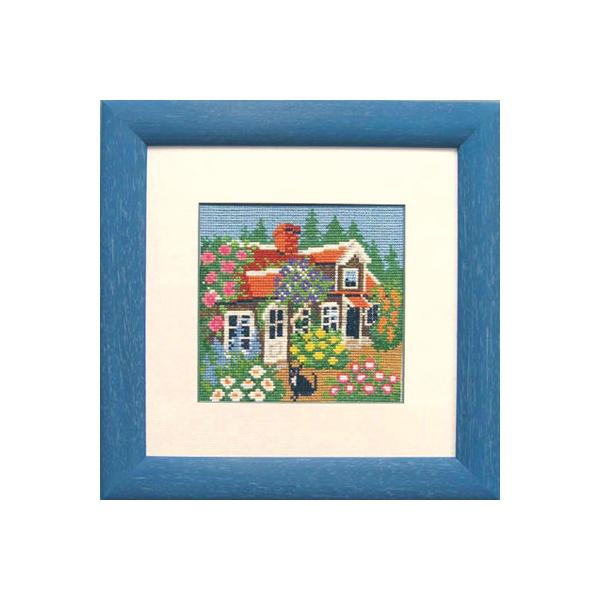 デンマークの刺繍メーカー「OOE」のクロスステッチ刺しゅうキットです。■ OOE社デンマーク製クロスステッチキット■ サイズ・・23×23cm（作品サイズは周囲の余白部分を含みます。）■ 生地・・ アイーダ(綿)：1cmあたり約5.4目(1...