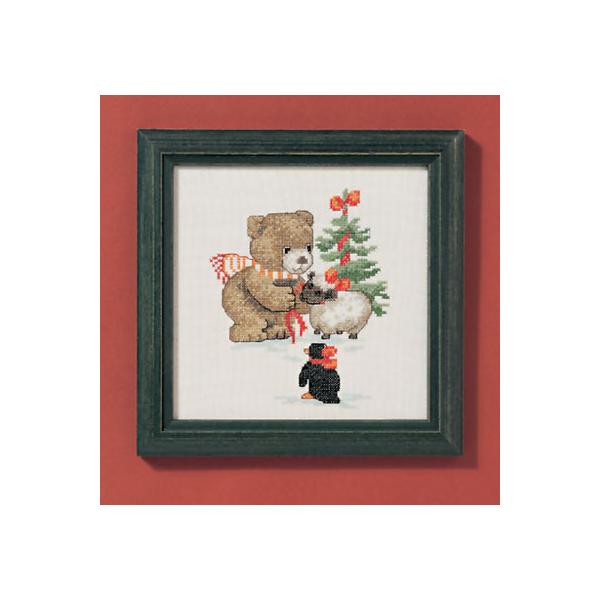 デンマークの刺繍メーカー「OOE」のクロスステッチ刺しゅうキットです。■ OOE社デンマーク製クロスステッチキット■ サイズ・・17×17cm（作品サイズは周囲の余白部分を含みます。）■ 生地・・ アイーダ(綿)：1cmあたり約6.6目(1...