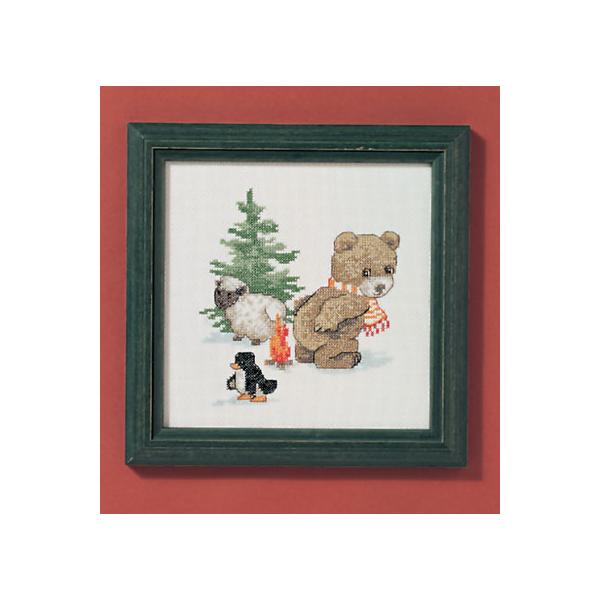 デンマークの刺繍メーカー「OOE」のクロスステッチ刺しゅうキットです。■ OOE社デンマーク製クロスステッチキット■ サイズ・・17×17cm（作品サイズは周囲の余白部分を含みます。）■ 生地・・ アイーダ(綿)：1cmあたり約6.6目(1...