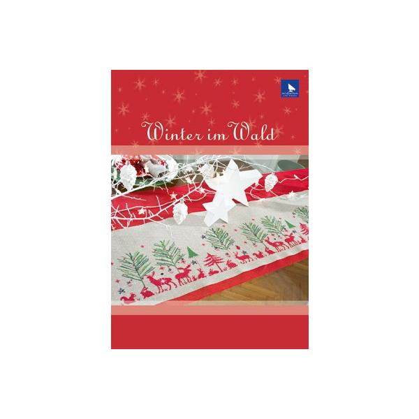 ★クロスステッチチャート★サイズ　A4版　カラー図案（二つ折り）★ドイツ語★花糸対応★acufactum社デザイン