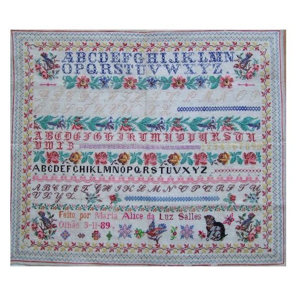 ★クロスステッチチャート★ステッチ数394・*333★DMCの糸対応★イザベルマザブローデザイン