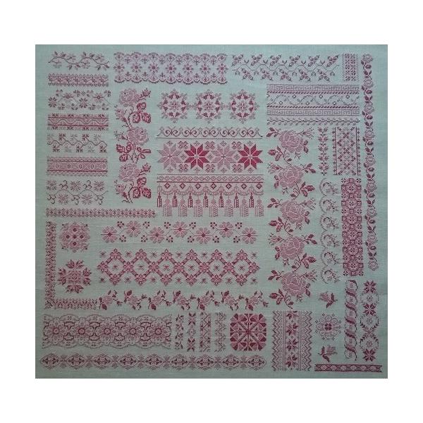 チャート（図案）　この商品は図案のみです。キットではありません。 ★クロスステッチチャート★ステッチ数345 x 328★DMCの糸対応★イザベルマザブローデザイン