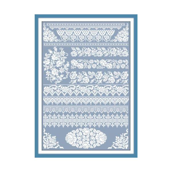 ★クロスステッチチャート★ステッチ数267・*394★DMCの糸対応★イザベルマザブローデザイン