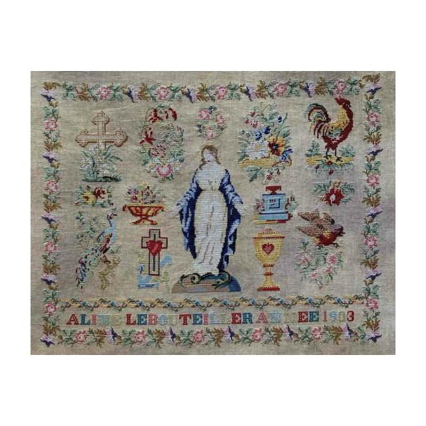 ★クロスステッチチャート★ステッチ数・312 x 235points★DMCの糸対応★イザベルマザブローデザイン