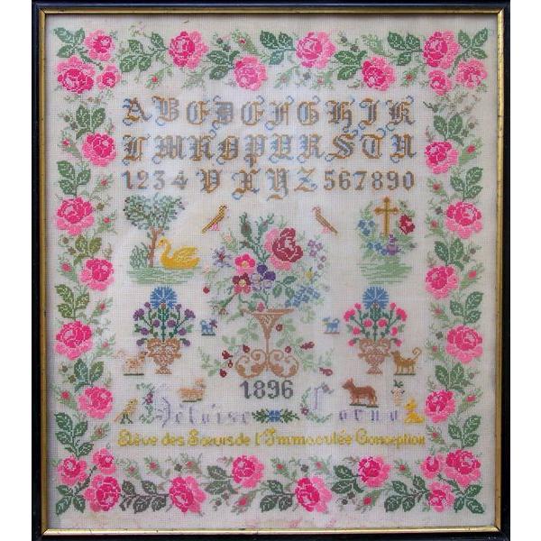 ★クロスステッチチャート★ステッチ数・283*320★DMCの糸対応★イザベルマザブローデザイン