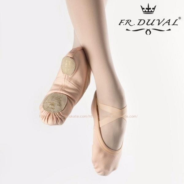 F.R.Duval フランクデュバルのストレッチキャンバスを使用したピッタリとフィット感のあるバレエシューズ柔らかめのストレッチキャンバス素材を使用しているので、足の細やかな伸ばし具合なども表現しやすいシューズです。・スッキリと綺麗に見える...