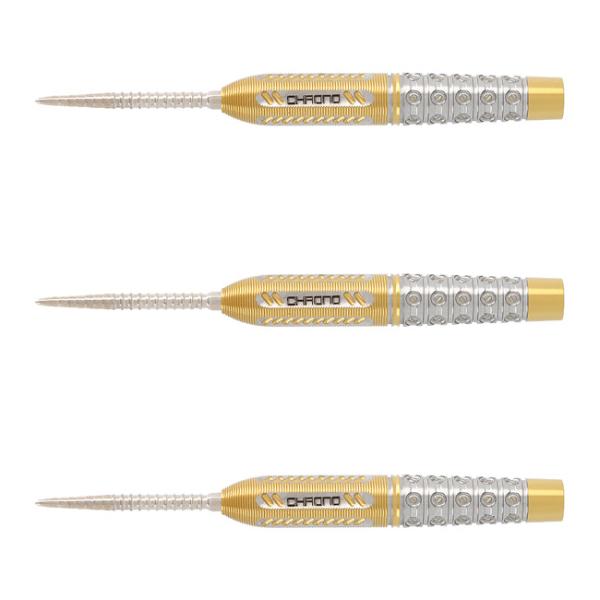 ■商品仕様スペックデータ材質：95%タングステン単体重量：25.0g(ポイント含む)全長：47.0mm最大径：7.4mmタイプ：STEEL内容物・バレル×1set・CHRONO TITANUM SHAFT×1set・フライト×3set・SW...